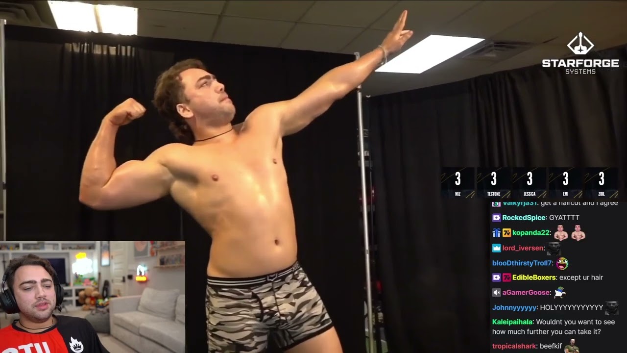 Mizkif reacts to his 30 day transformation (Camp Knut) - YouTube