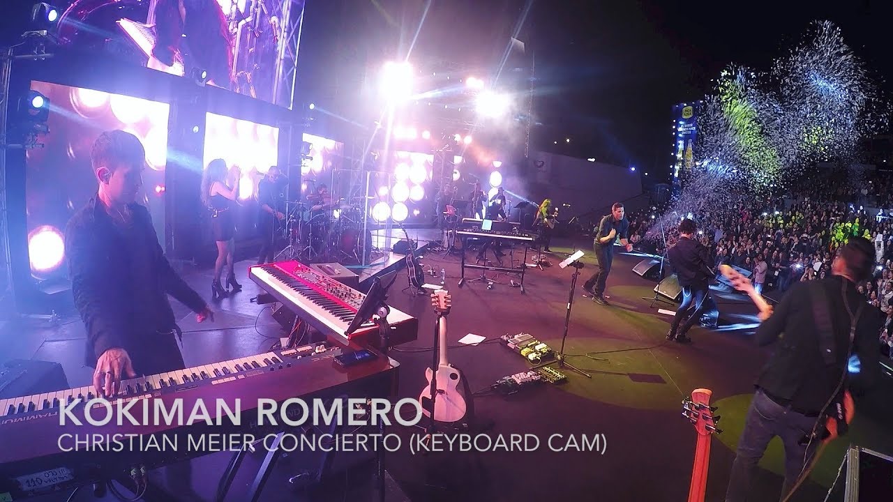 KOKIMAN ROMERO - Christian Meier concierto "Nada ha cambiado" 2016 (Keyboard Cam) - YouTube