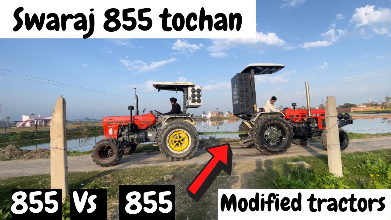 Swaraj 855 tochan // dhakad group modified tractors - YouTube