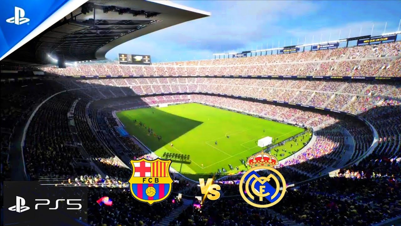 eFootball El Clásico FC Barcelona Vs Real Madrid gameplay | PS5 | Ultra ...