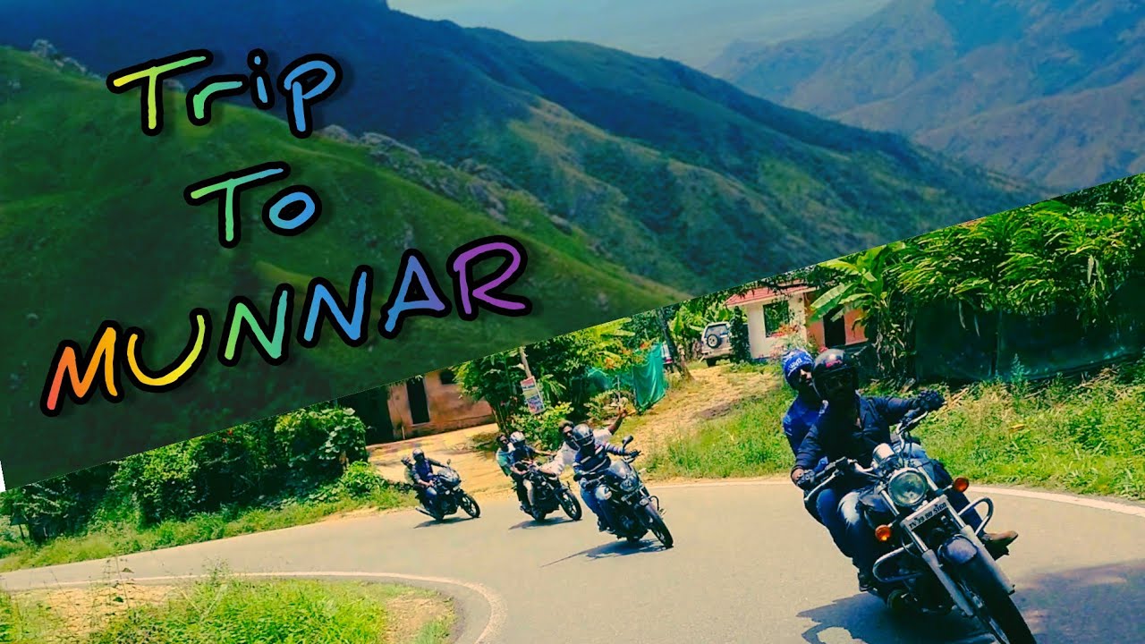 Trip To Munnar # bike ride #Ride with Friends - YouTube