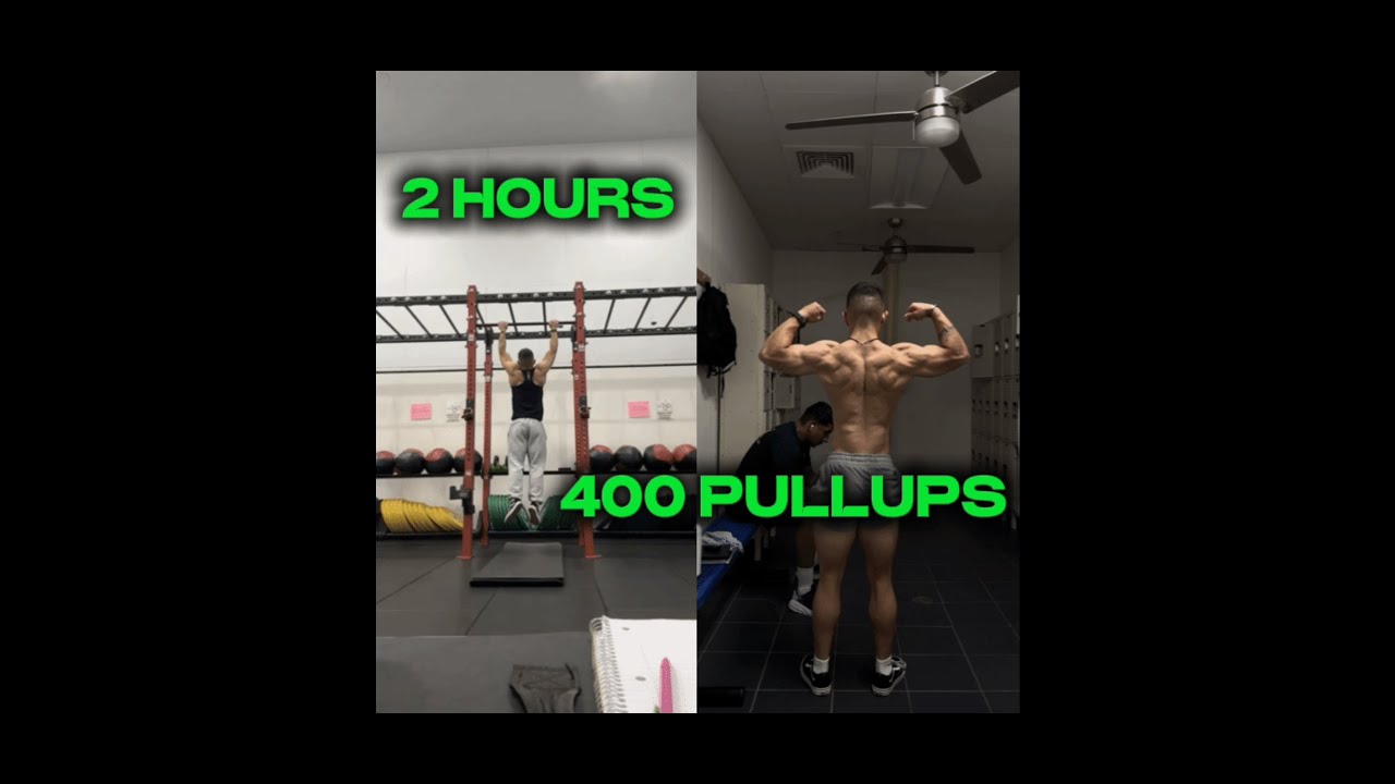 I ATTEMTED 400 PULLUPS - YouTube
