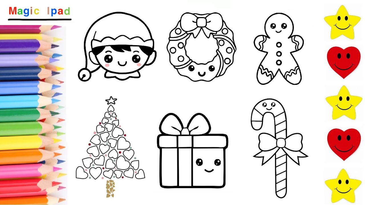 DIBUJOS DE NAVIDAD | dibujos para niños 💓⭐ CHRISTMAS DRAWINGS ...