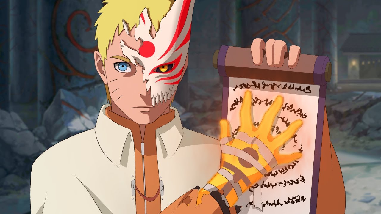 NARUTO used MISTERIOUS POWER of the UZUMAKI SECRET SCROLL with his ...