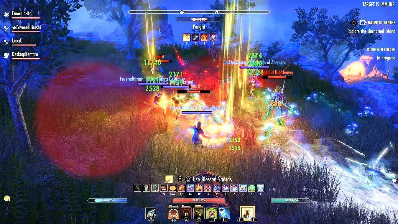 The Elder Scrolls Online_Vet Graven Deep Pt. 1 to final boss 4/1/23 ...