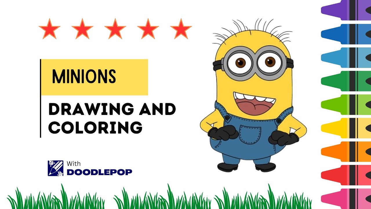 Unleash Your Inner Artist: Draw and Color Adorable Minions Step-by-Step ...
