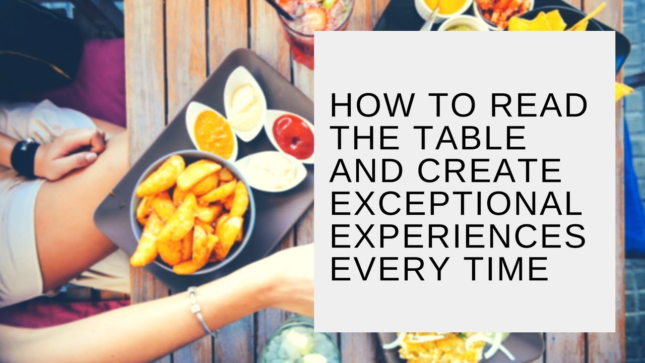 How To Read Tables as a Server or Bartender - YouTube