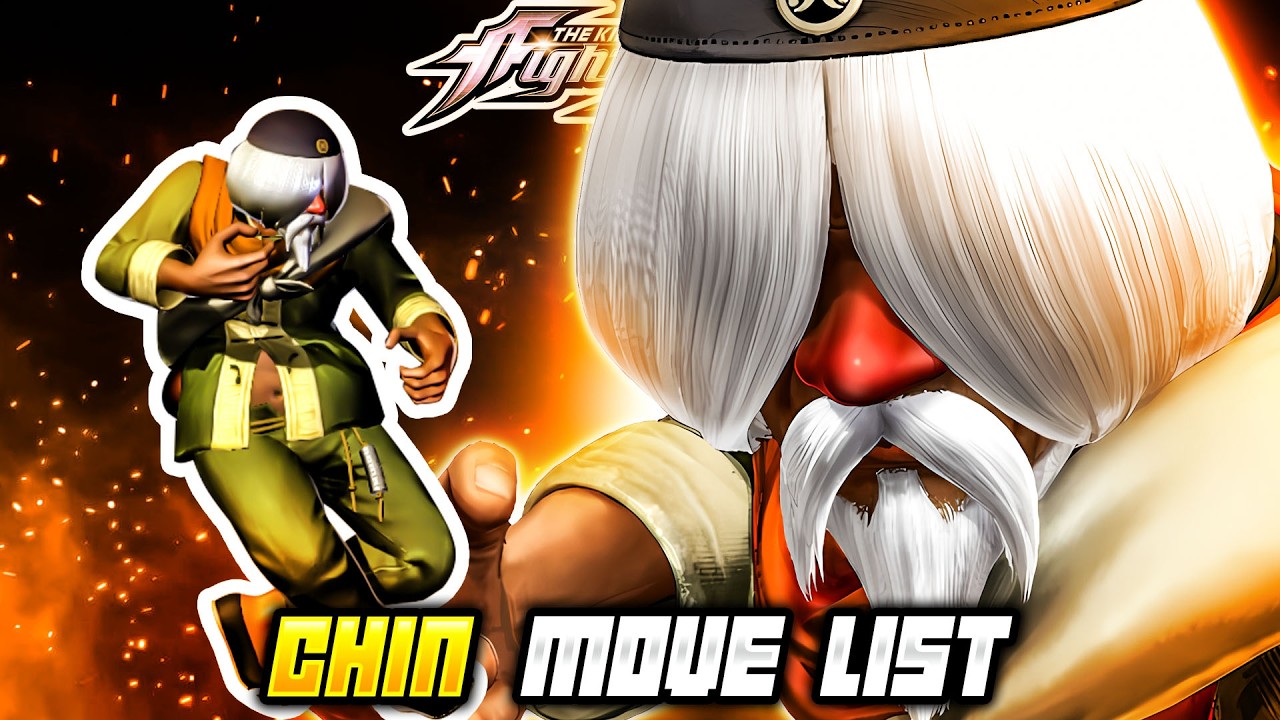 CHIN GENTSAI MOVE LIST - The King of Fighters XIV (KOFXIV) - YouTube