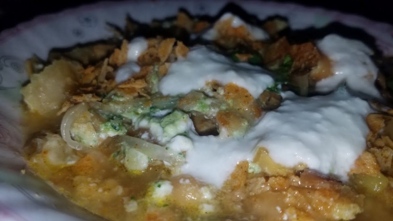 Samosa Chat /Papri Chat/Samosa Chat At Home. - YouTube