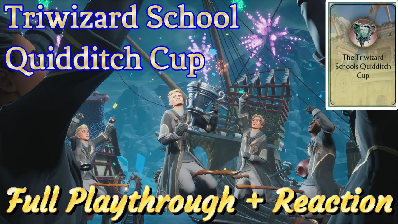 The Triwizard School Quidditch Cup Campaign FULL PLAYTHROUGH - YouTube
