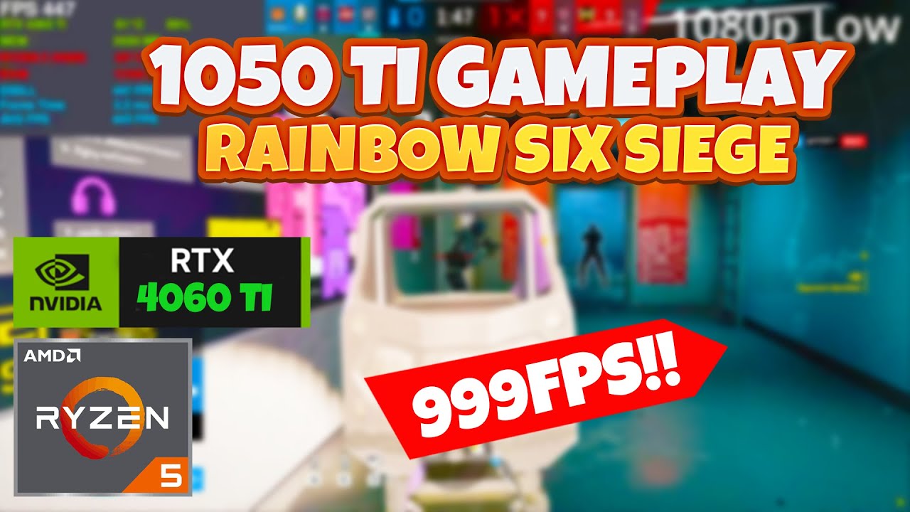 Rainbow six siege RTX 4060 Ti low graphics 1080p - YouTube