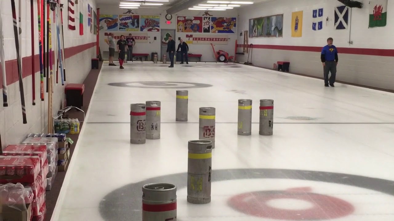 Beer Keg Curling - YouTube