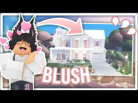 I BUILT A BLUSH AESTHETIC HOUSE... WOAH | Roville Speedbuild w Code ...