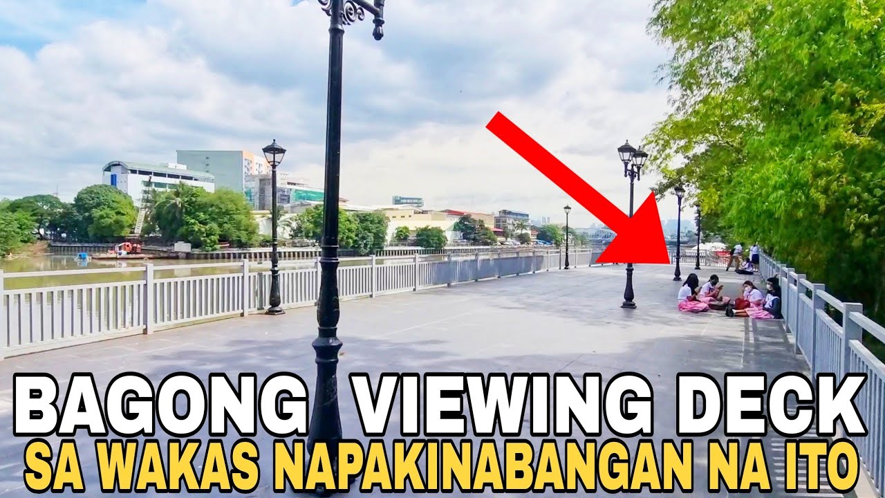 ESPLANADE VIEWING DECK NAPAPAKINABANGAN NA NGAYON MANILA UPDATE 01-26 ...