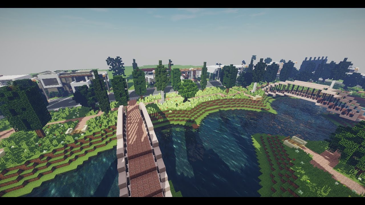 Minecraft city neighborhood map for 1.12.2 - dadswatcher