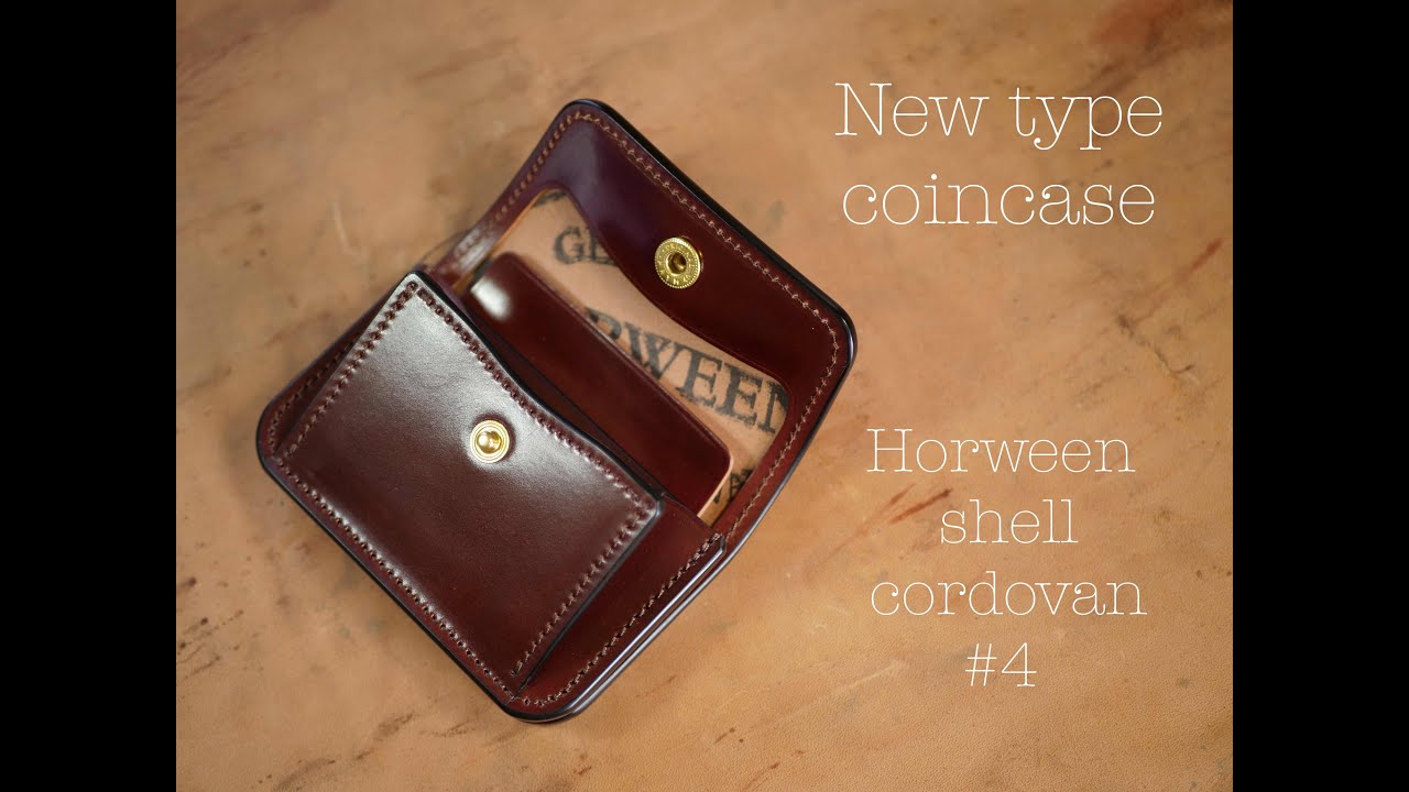 New type coin case / Horween shell corovan / #4 - YouTube