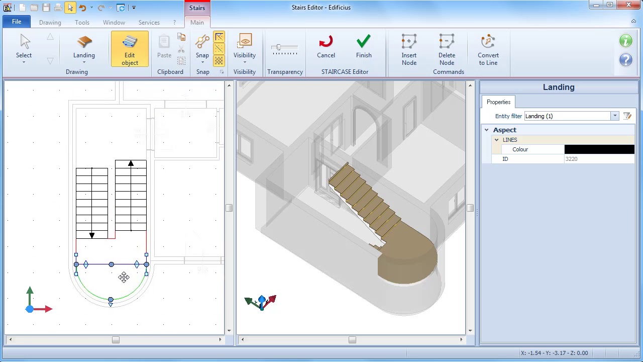 Edificius Tutorial - Modelling/designing stairs - ACCA software - YouTube