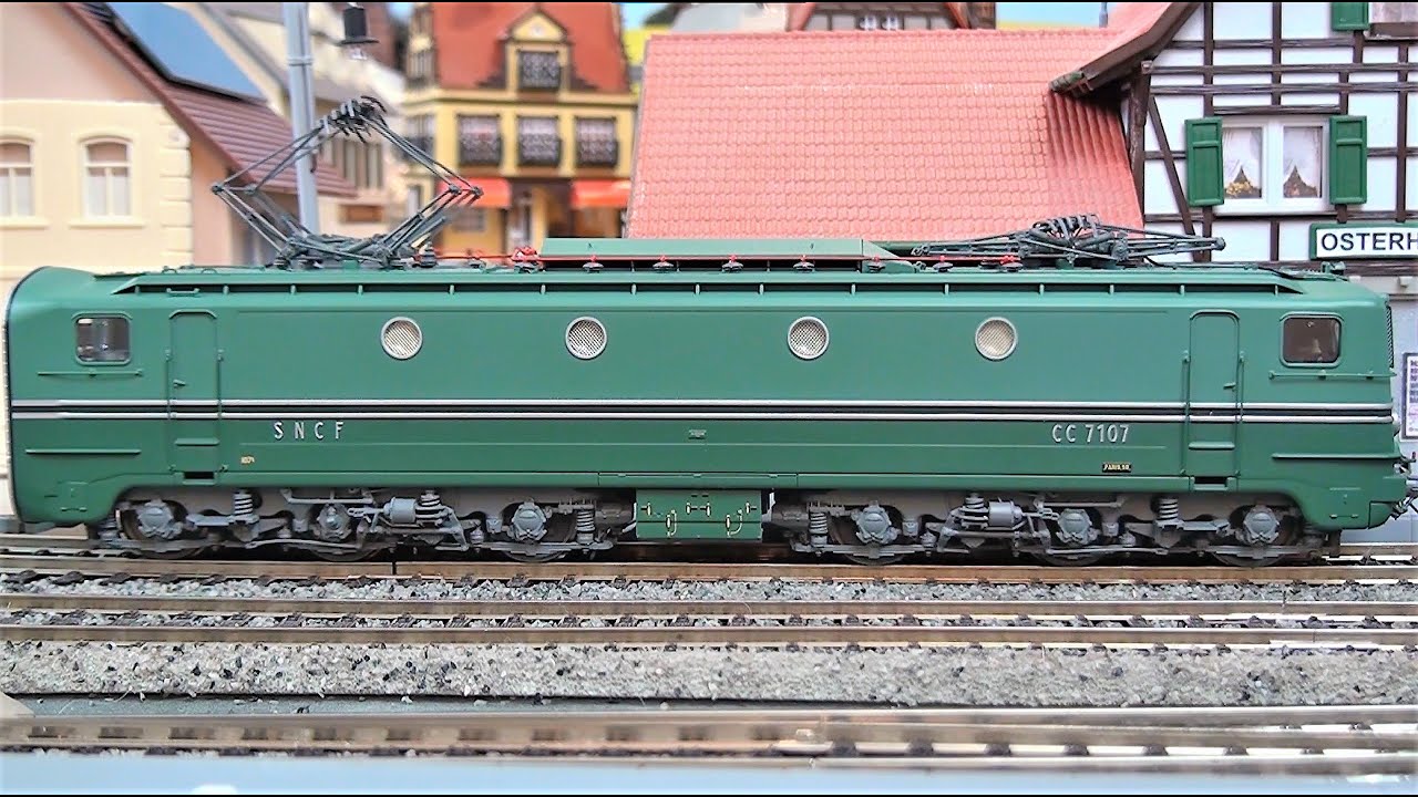 🇫🇷 REE CM 004 SNCF CC 7107 World Record 1955 331km digital Pantograph ...