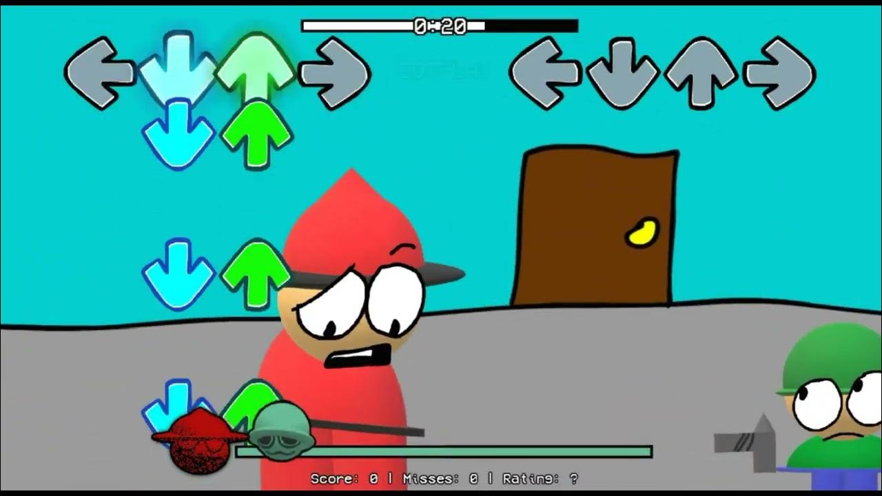 Fnf Vs Dave And Bambi Brobgonal With Gun Youtube