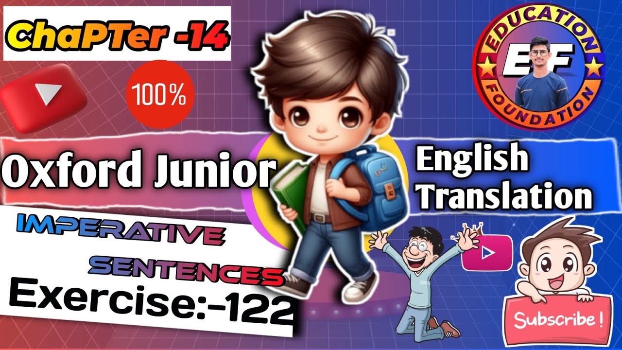 exercise 122 | junior english translation | Exercise 122 how to translate hindi to english - YouTube