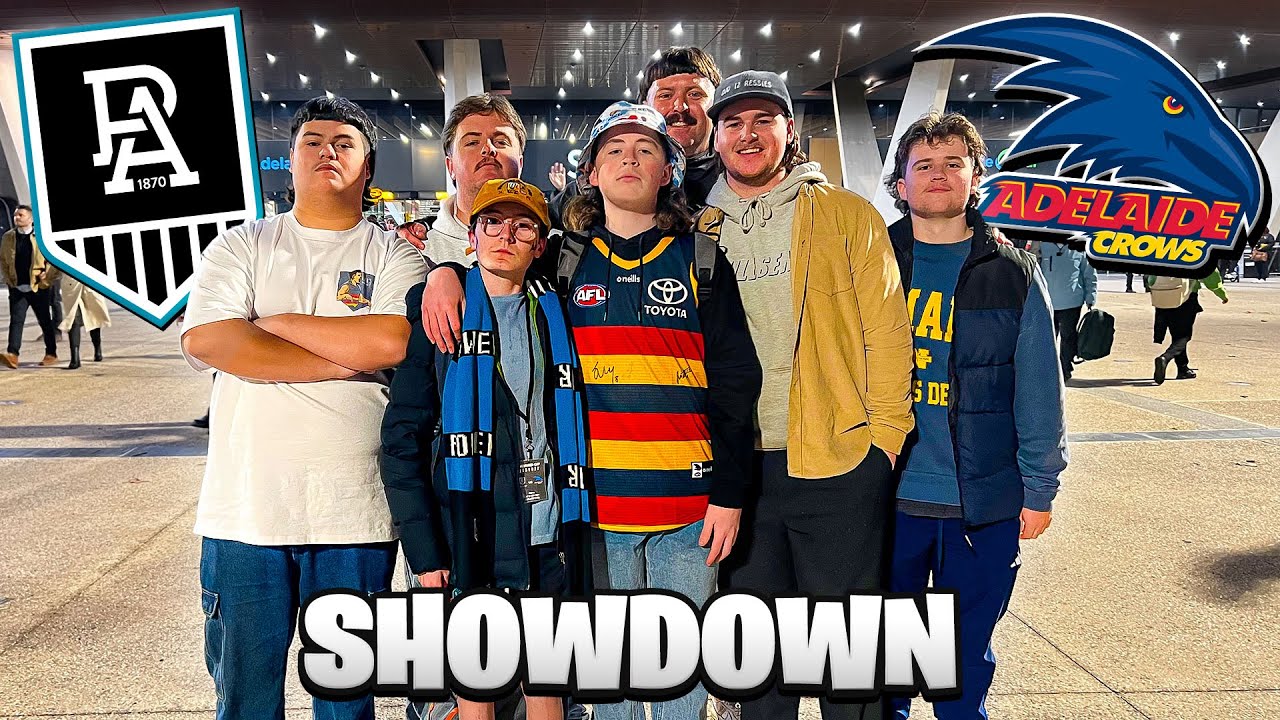 EP.19 / THE SHOWDOWN WAS CRAZY!!! (INTERVIEWING AFL PLAYERS) CROWS VS ...