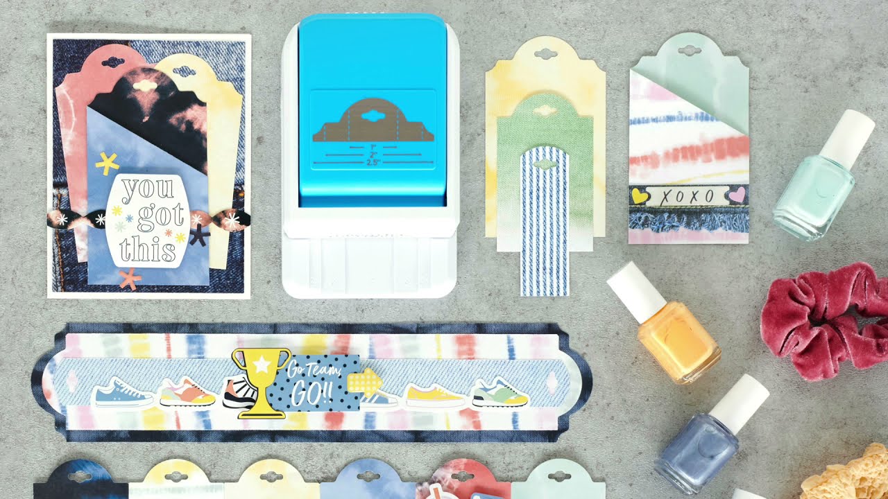 3-in-1 Bevel Tag Punch by Creative Memories - YouTube