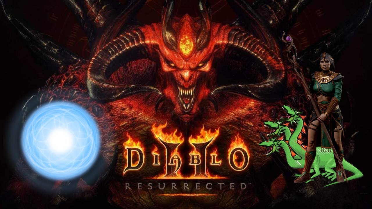 diablo 2 hell sorceress frozen orb hydra build - YouTube