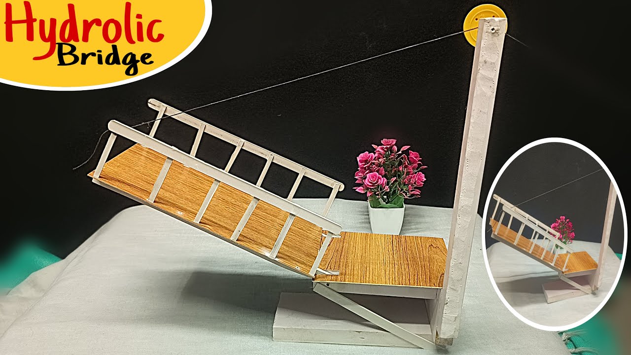 Bridge model | How to make openable Bridge using PVC sheet | Tiny Toy ...