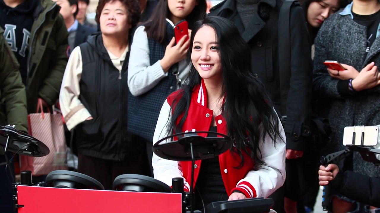 20141116 Bebop 비밥 Ayeon 아연 Playing Drums P.4 - YouTube