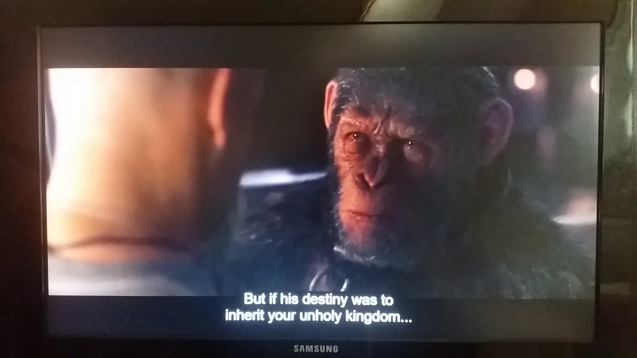 War for the Planet of the Apes - Caesar vs Colonel - YouTube