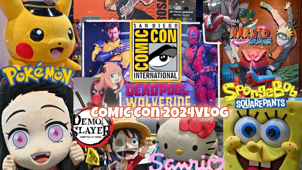 San Diego COMIC CON 2024 HIGHLIGHTS | Freebies | Haul | 5️⃣8️⃣1️⃣ Subs ...