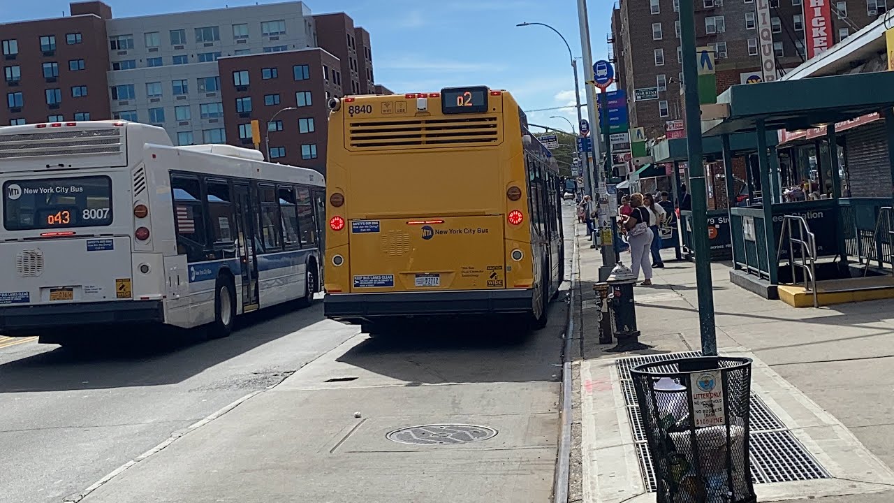 RARE: MTA NYCT 2022 Nova LFS Conehead #8840 on the Q2 - YouTube