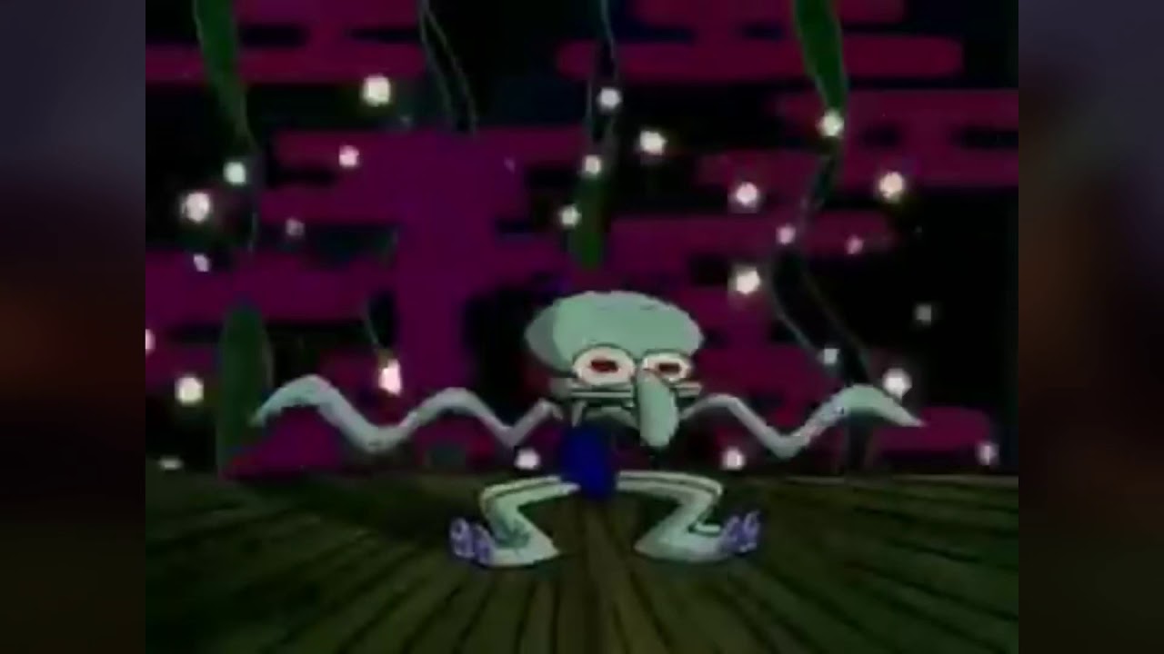 Squidward is happy - YouTube