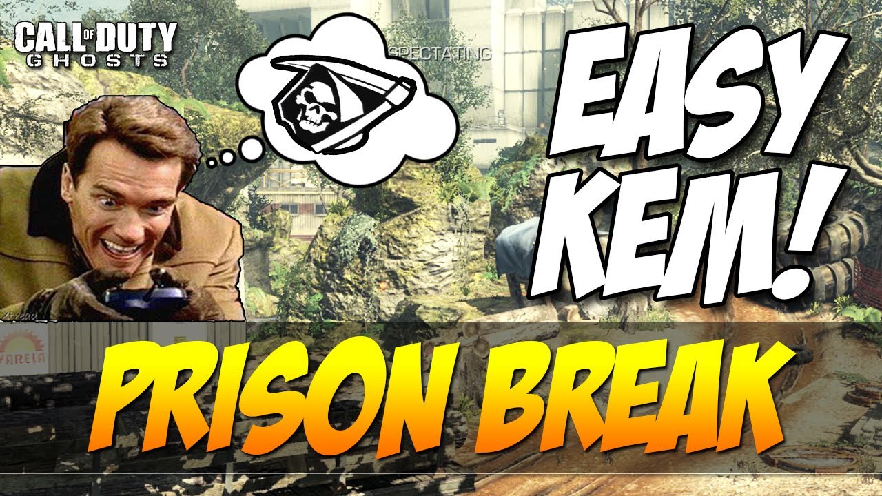 PRISON BREAK KEM TUTORIAL [Ep.4] ★ Get an Easy KEM Strike! (COD Ghosts ...
