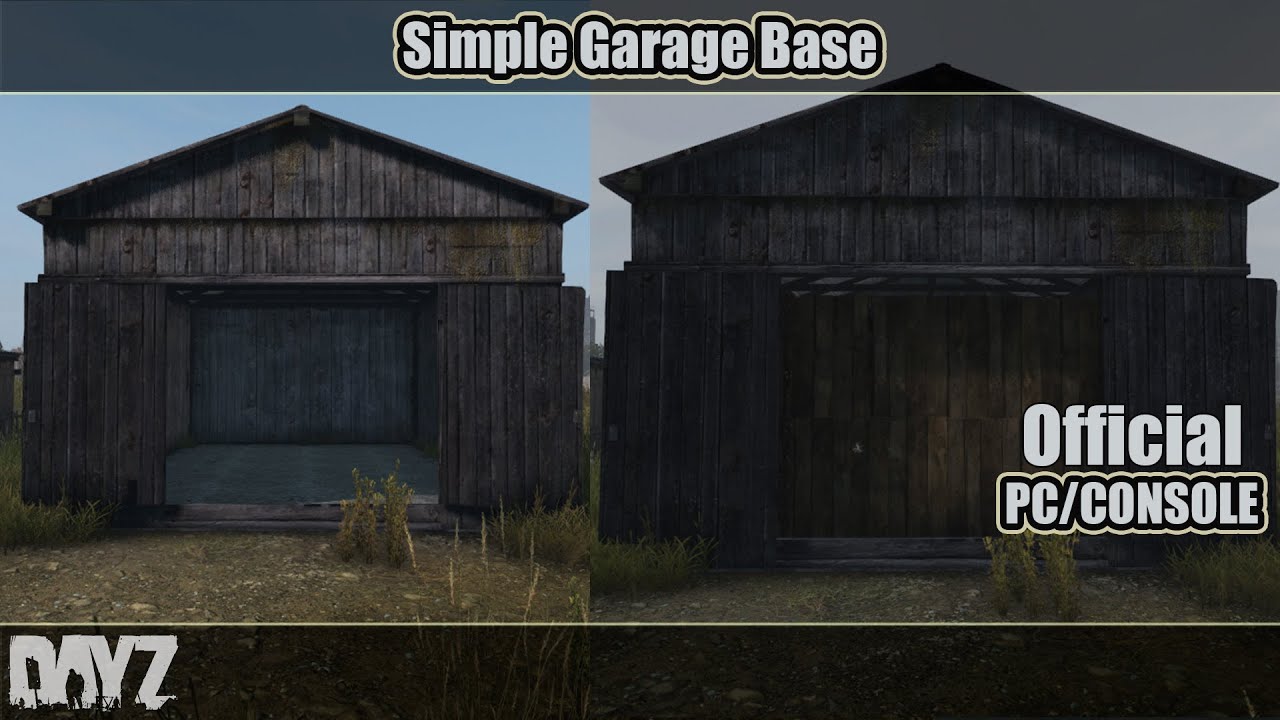 DayZ: Simple Garage Base. 3 Gates (Official Server) - YouTube