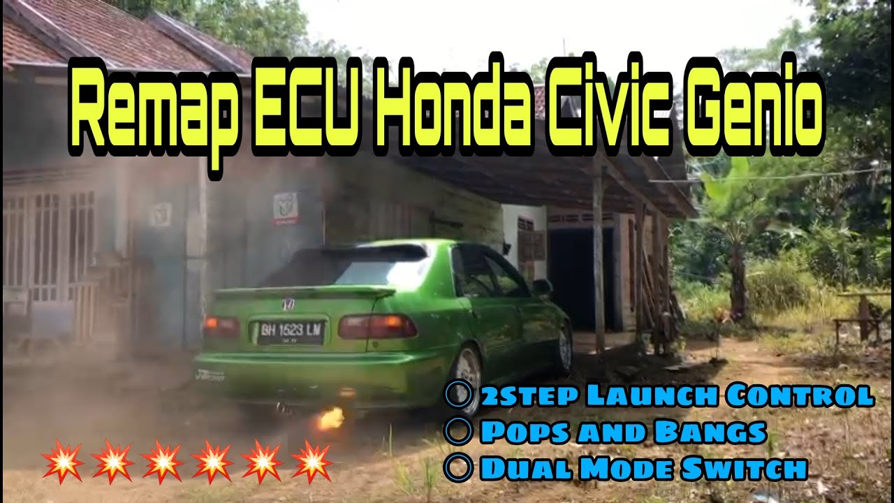 Remap ECU P27 Honda Civic Genio 2step Launch Control, Pops and Bangs ...