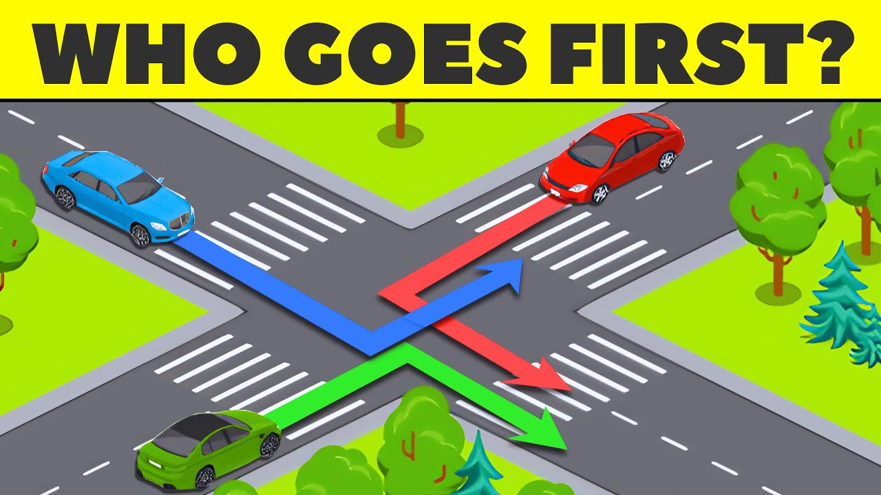 Which car has the right of way? Understand and Resolve this common USA ...