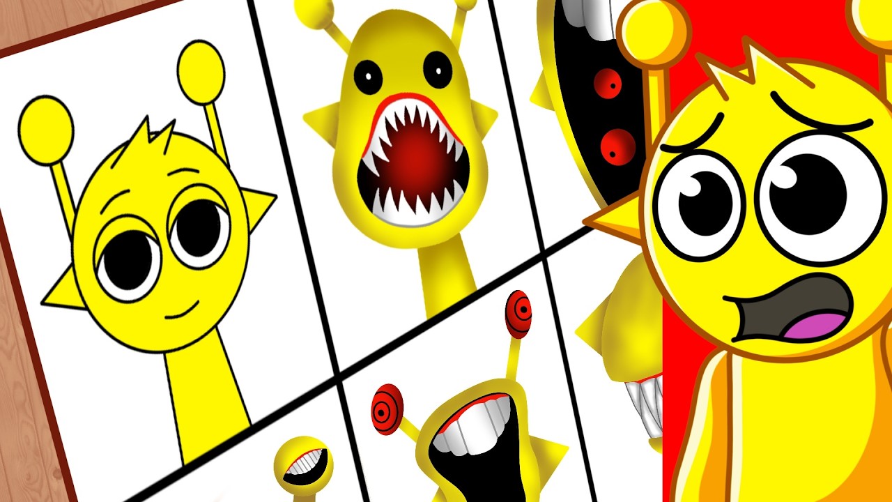 SPRUNKI DRAWING: SIMON (PHASES 1-6) - YouTube