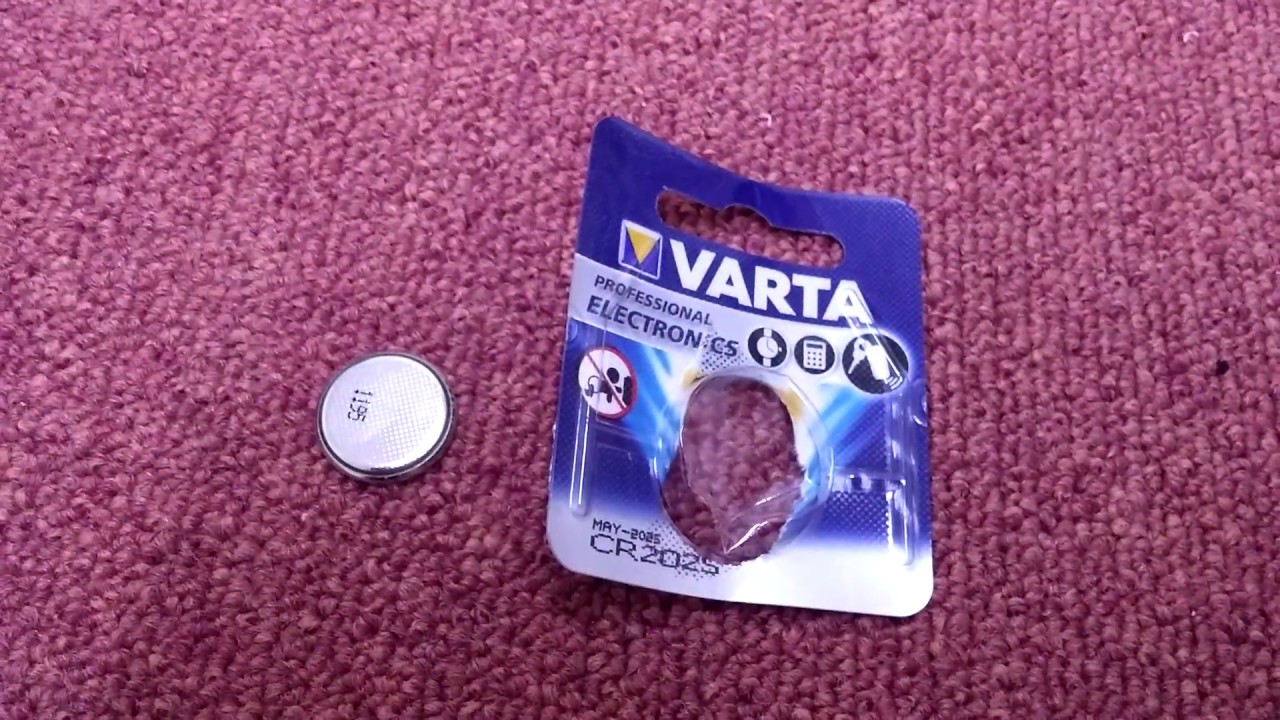 Battery for Renault Espace IV key-card, Remote Control (CR2025 3V ...