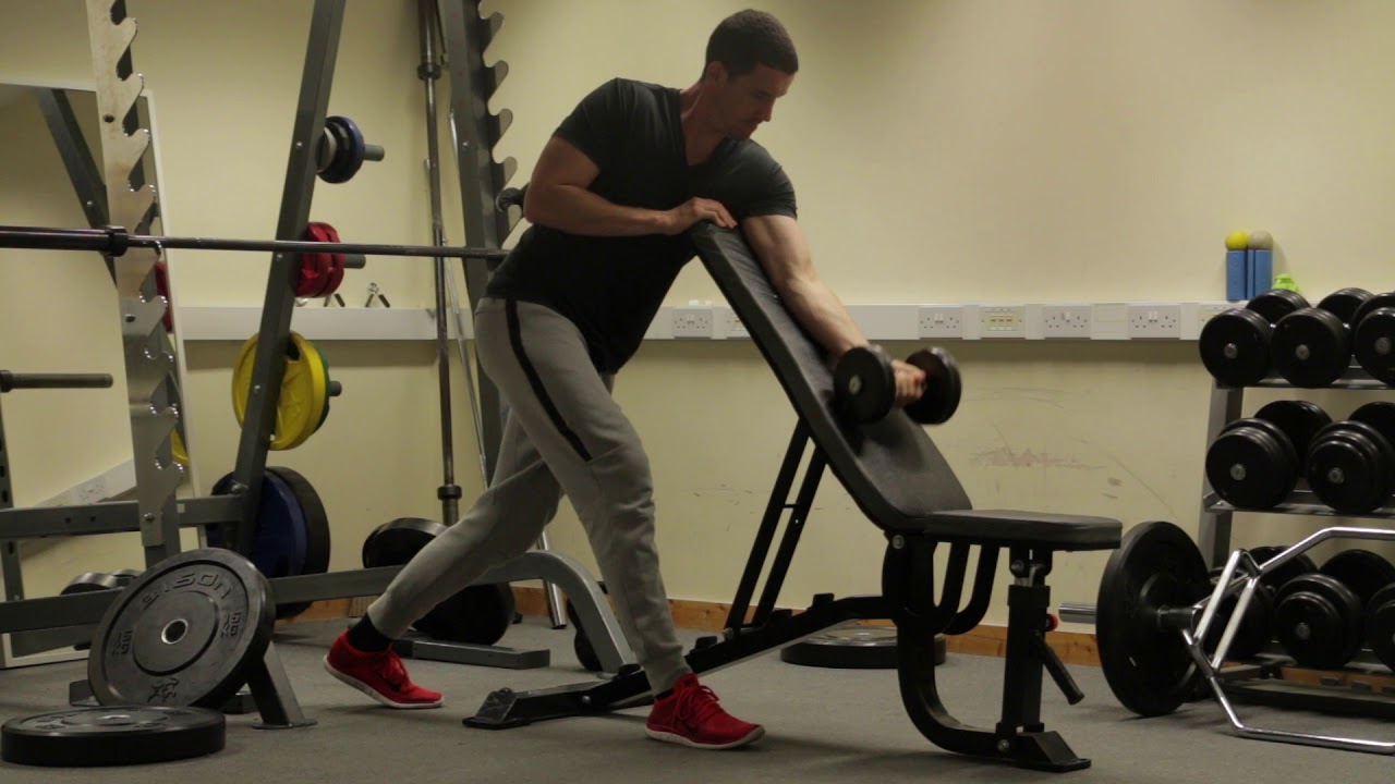Incline Bench Dumbbell Preacher Curls Youtube
