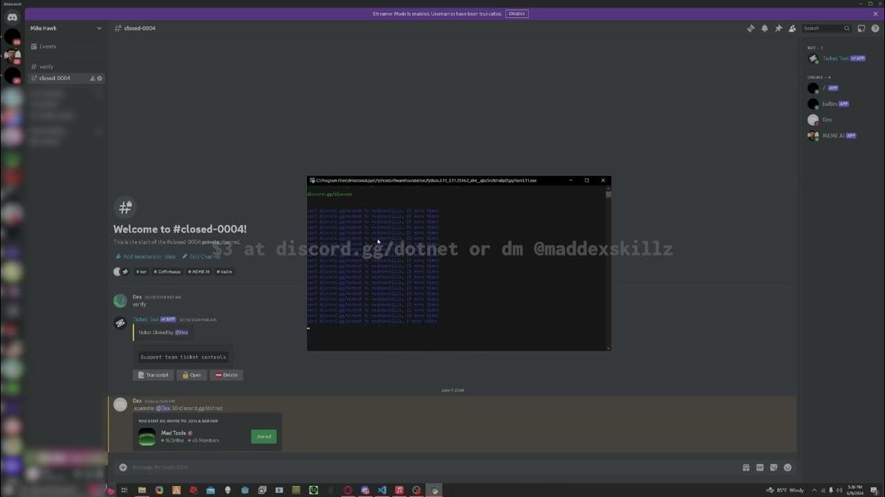 Discord DM Spam Bot - YouTube