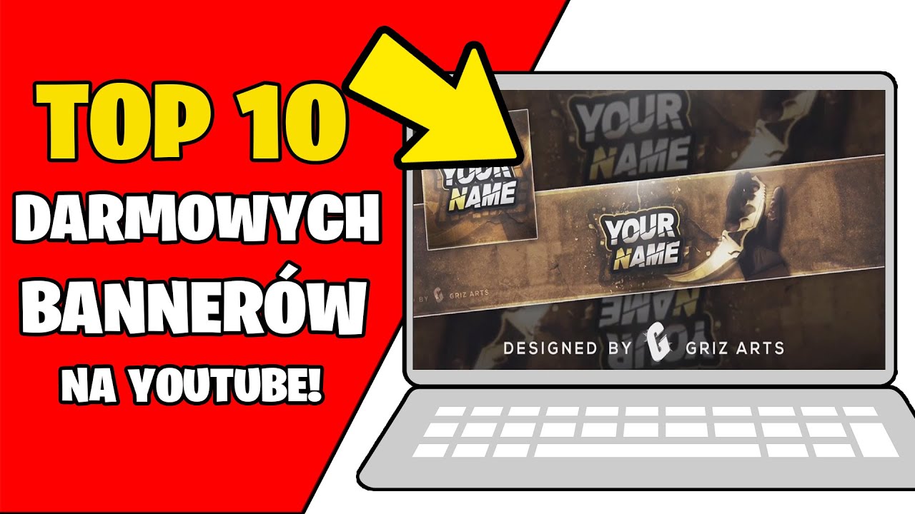 Darmowy BANNER na kanał Youtube - Jak zmienić tło na Youtube? Darmowe ...