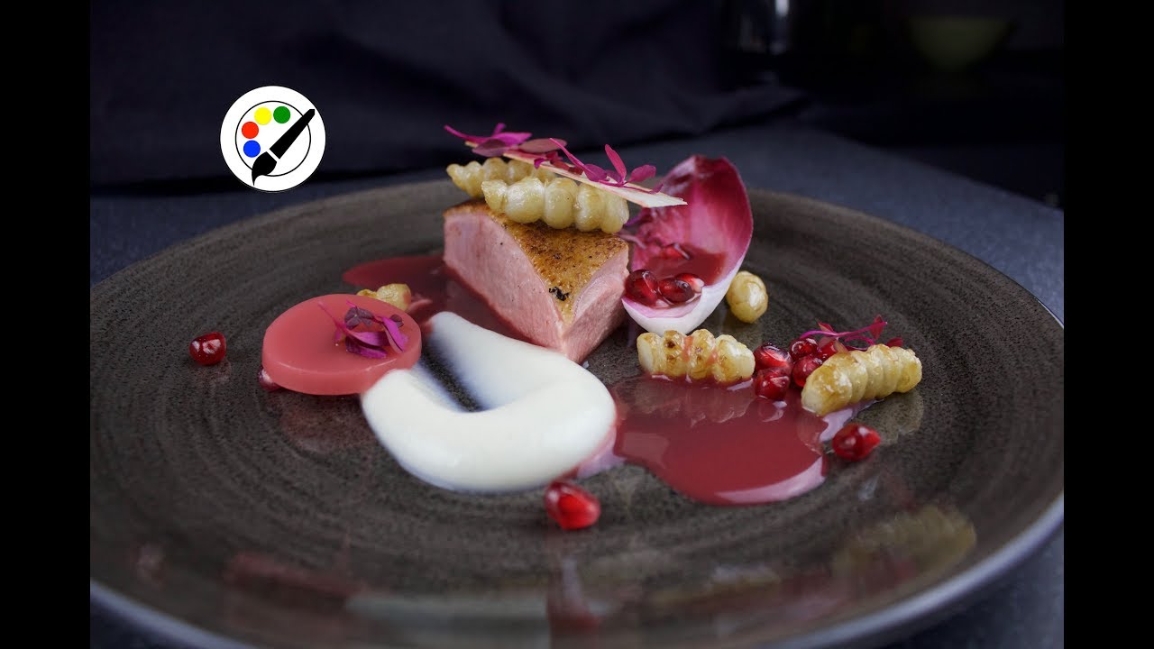 Plating Food #75 | Duck and Pomegranate | - YouTube