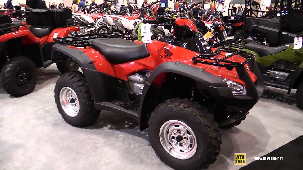 2016 Honda Rincon 4x4 Recreational ATV - Walkaround - 2015 AIMExpo ...