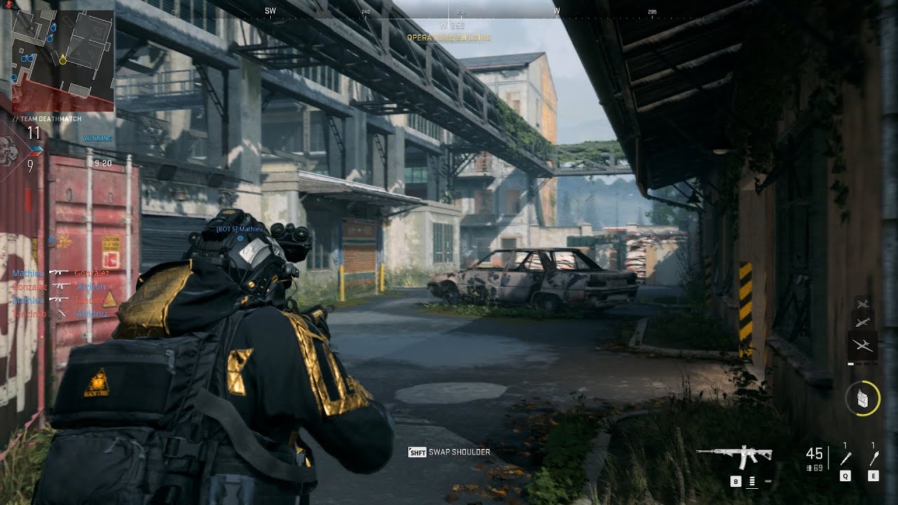 Ghost Call Of Duty Modern Warfare 2 3RD Person Multiplayer Gameplay ...