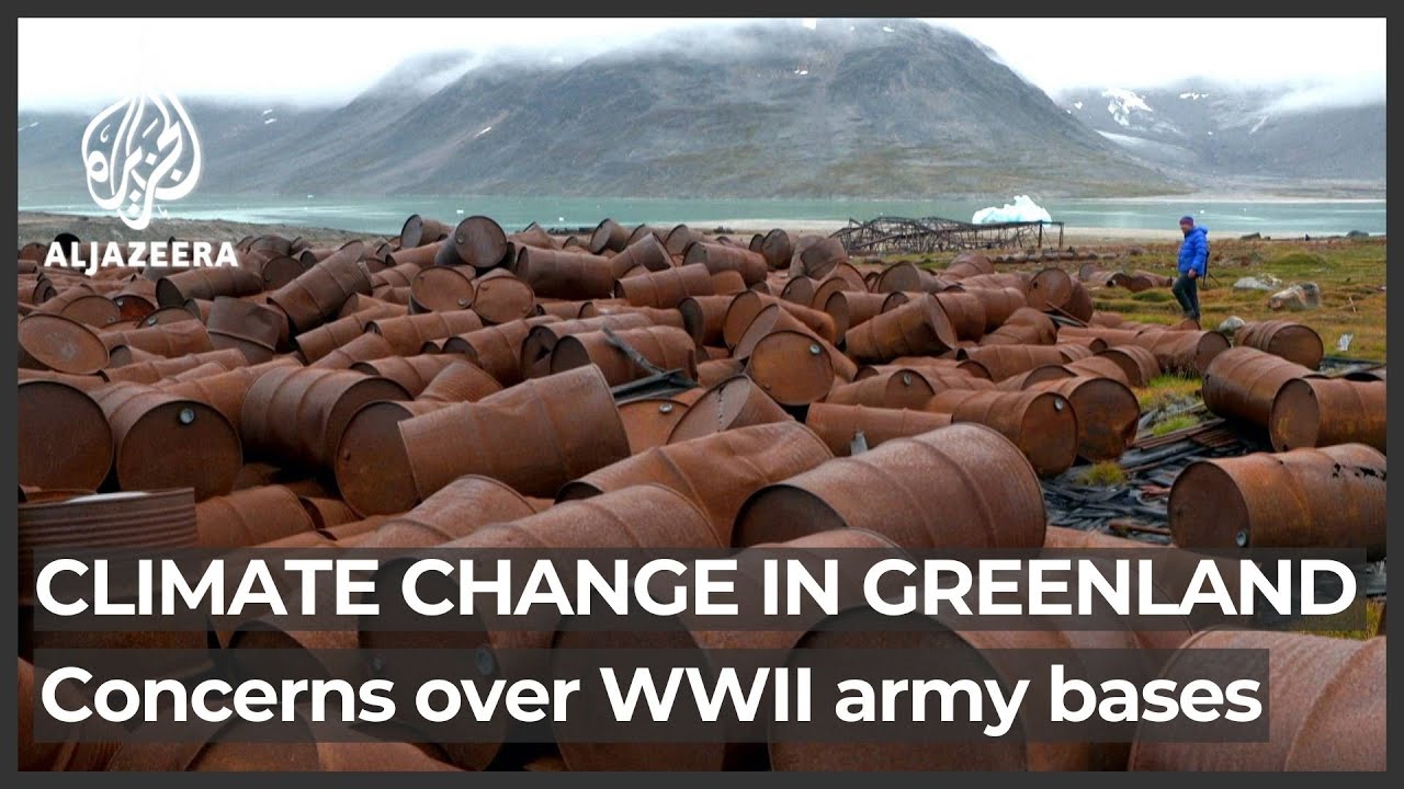Remnants of US army bases in Greenland pose pollution threat - YouTube