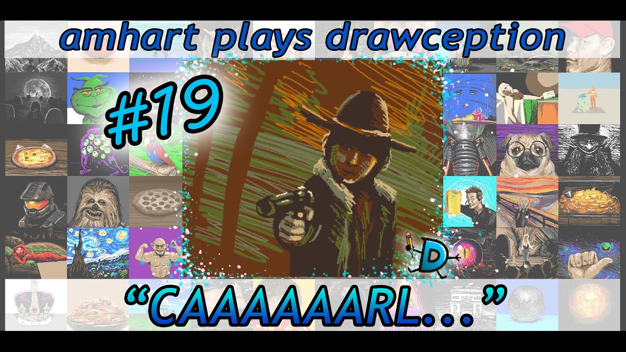 Amhart Plays Drawception - Drawing #19: Caaaaaarl that kills people ...