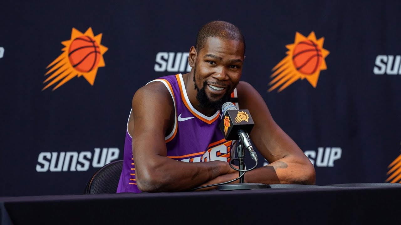 Kevin Durant Media Day Press Conference | Phoenix Suns - YouTube