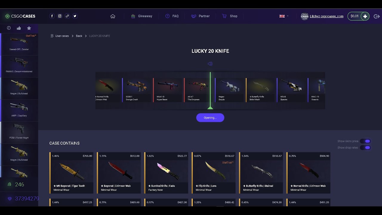 Free CsgoCases Code For 0.50$ - YouTube