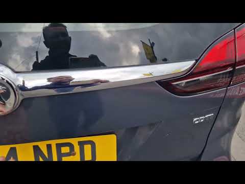DK14 NPD VAUXHALL ZAFIRA TOURER GREY - YouTube